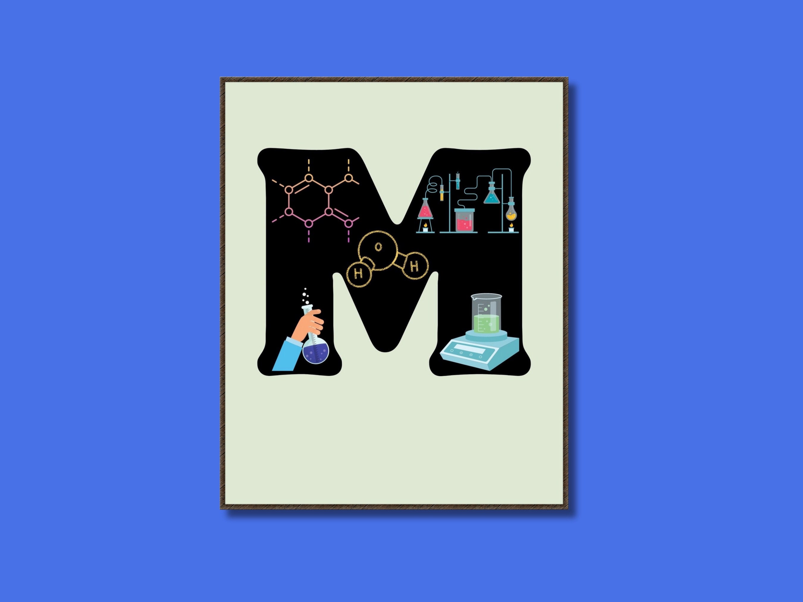 Chemistry Class Gallery Wall, Classroom Decor, High School Middle ...