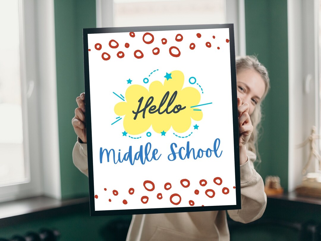 Hello Middle School 2022 - 2023 | First Day of Middle School | Back to ...