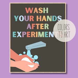 Lab Safety Poster Science Class Poster Science Lab Bulletin Board Kit ...