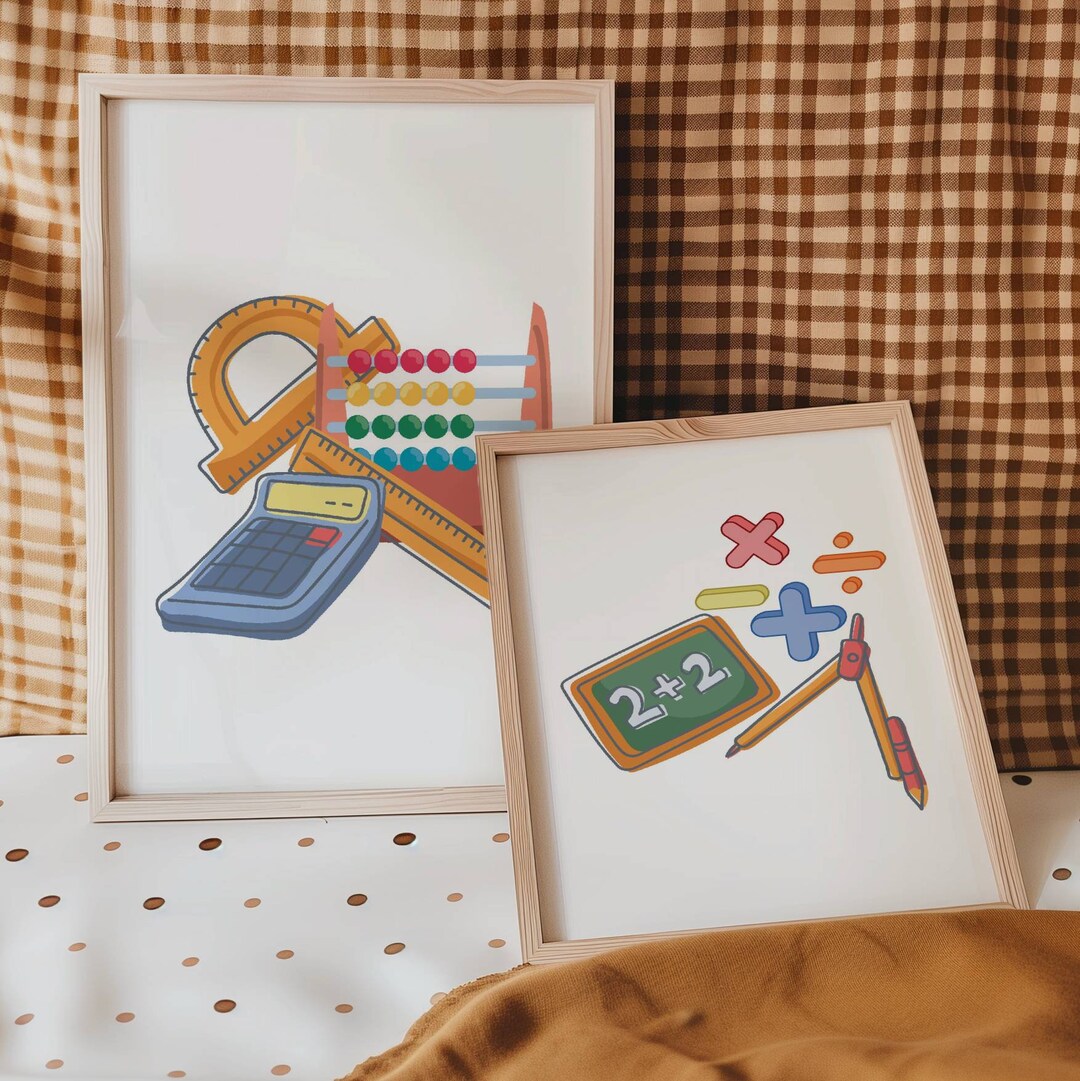 Math Classroom Posters Classroom Decor Math Middle School High School ...