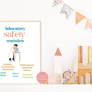 Science Laboratory POSTERS, Chemistry Printable, Science Teacher ...