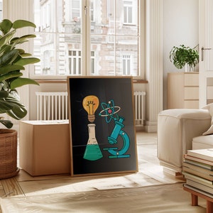 Science Classroom Poster Set of 3 Science Lab Decor Science Theme ...