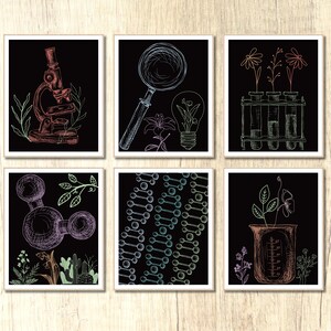 Science Classroom Posters Science Office Room Decor Gift to Scientist ...