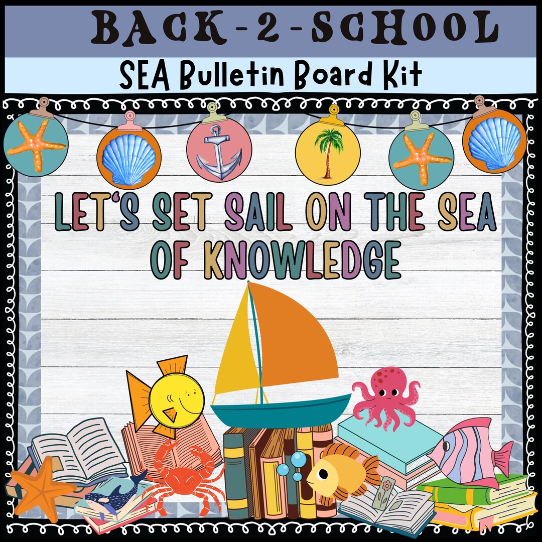 Back to School Bulletin Board Classroom Door Decor April May Bulletin ...