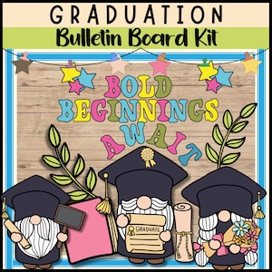 Graduation Bulletin Board Classroom Door Decor May Bulletin Board Kit ...