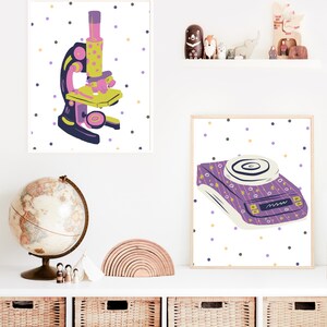 Science Gallery Wall Set, Classroom Decor, High School Middle School ...