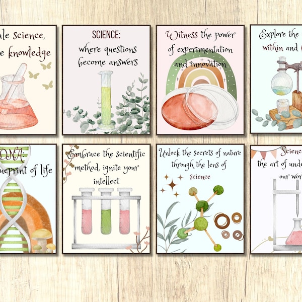 Middle School Science Wall Art - Etsy