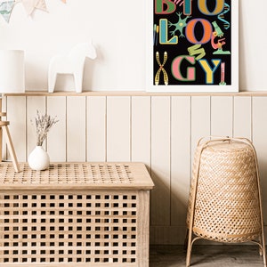 Biology Wall Art, Biology Classroom Decor, Biology Lab Decor, Biology ...