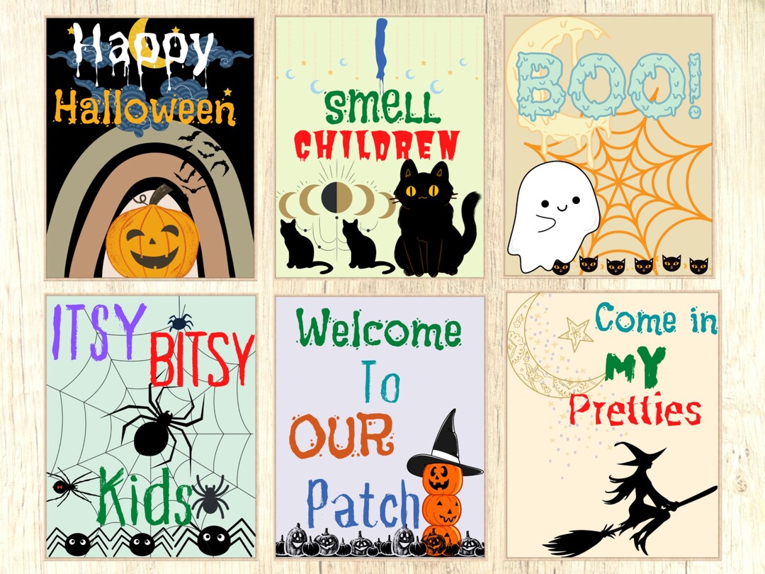 Halloween Bulletin Board Decor, Easy Holiday Classroom Decorations ...