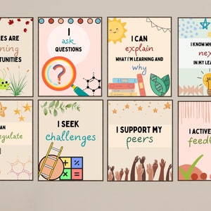 Affirmation Wall Art for Kids Classroom Decor Inspirational Kids Room ...
