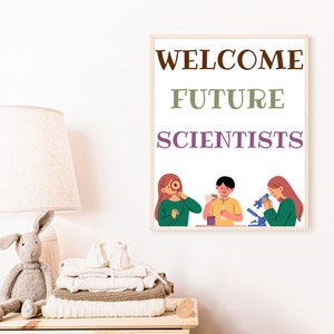 Science Classroom Decor, Welcome Future Scientists, High School Science ...