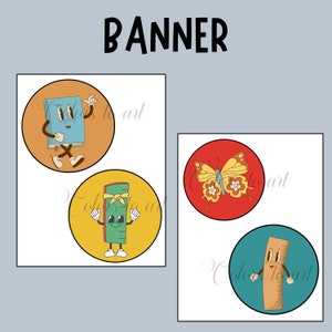 In Our Era Bulletin Board Kit Retro Groovy Classroom Decor Preschool ...