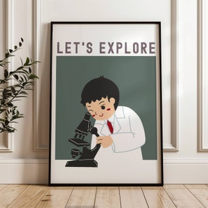 Science Classroom Decor Science Wall Art Kids Science Nursery Decor ...