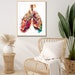 Lungs Anatomy Print, Science Poster, Respiratory Therapy Gift ...
