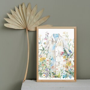 Science Wall Prints Watercolor Prints Chemistry Posters Scientist Gift ...