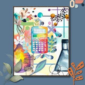 Math Decor Math Class Gallery Wall Math Art High School Middle School ...