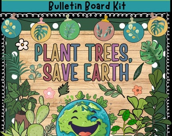 Earth Day Bulletin Board Classroom Display Door Decor Kit - Etsy