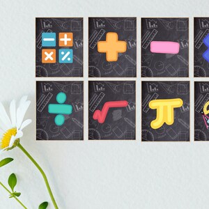 Math Posters (set of 8) Printable, Math Classroom, Mathematics Poster ...