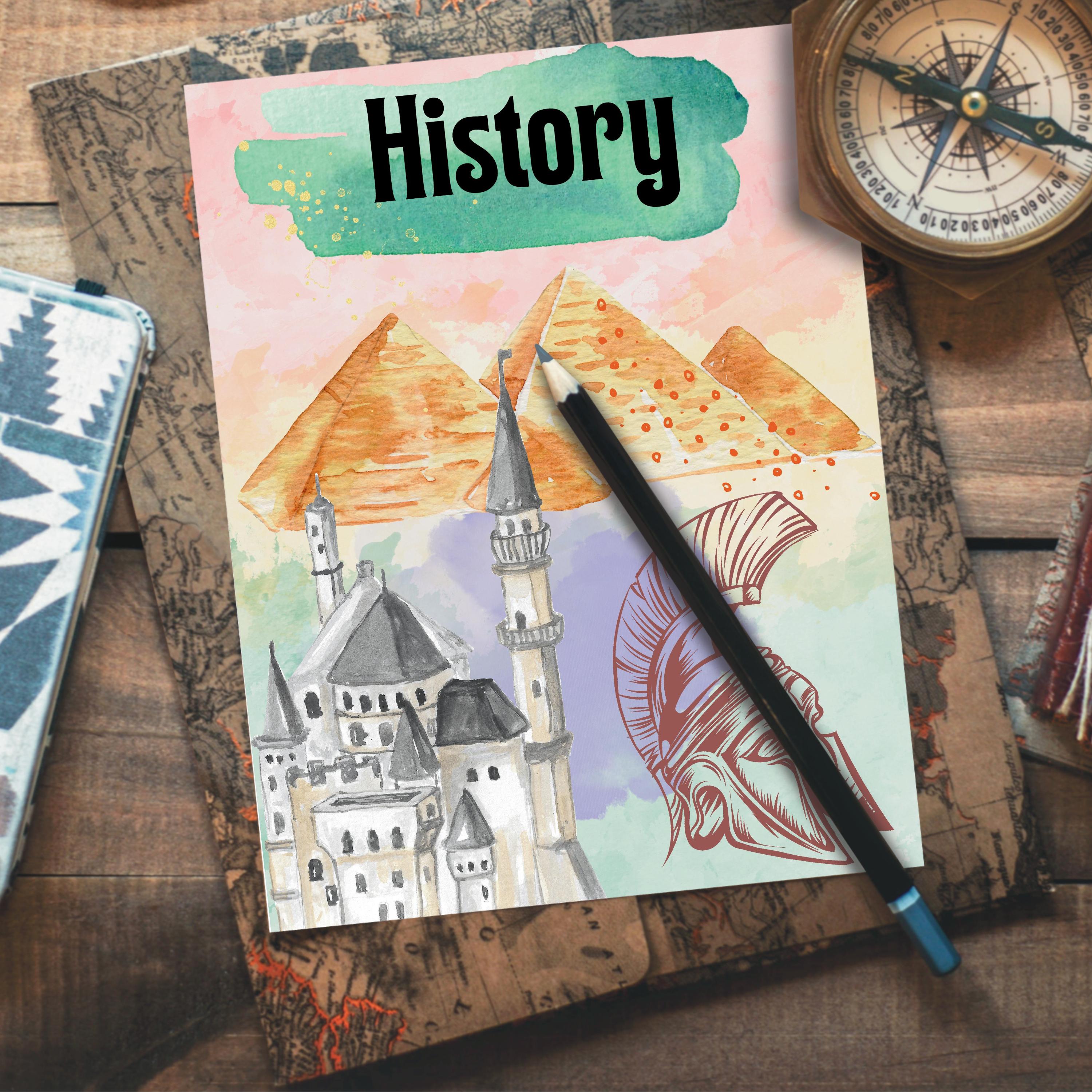 History Subject Binder Cover Printable Back to School Teacher Binder ...