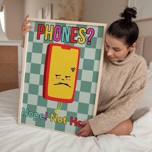 No Phones Poster Classroom Art School Poster Teacher Poster Teacher ...