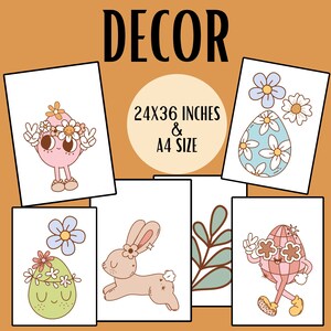 Spring Classroom Decor Retro Themed Spring Bulletin Board Kit Pastel ...