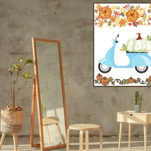 Boho Halloween Decor Set of 8 Prints, Cute Fall Decor, Modern Halloween ...