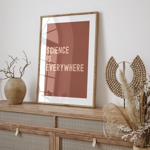 Science Poster Science Classroom Decor Science Teacher Gifts Science ...