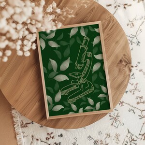 Microscope Printable Art Medical Decor Science Art Biology Art Science ...