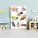 Botanical Wall Art, Wall Decor Living, Insect Illustration, Bugs Wall ...