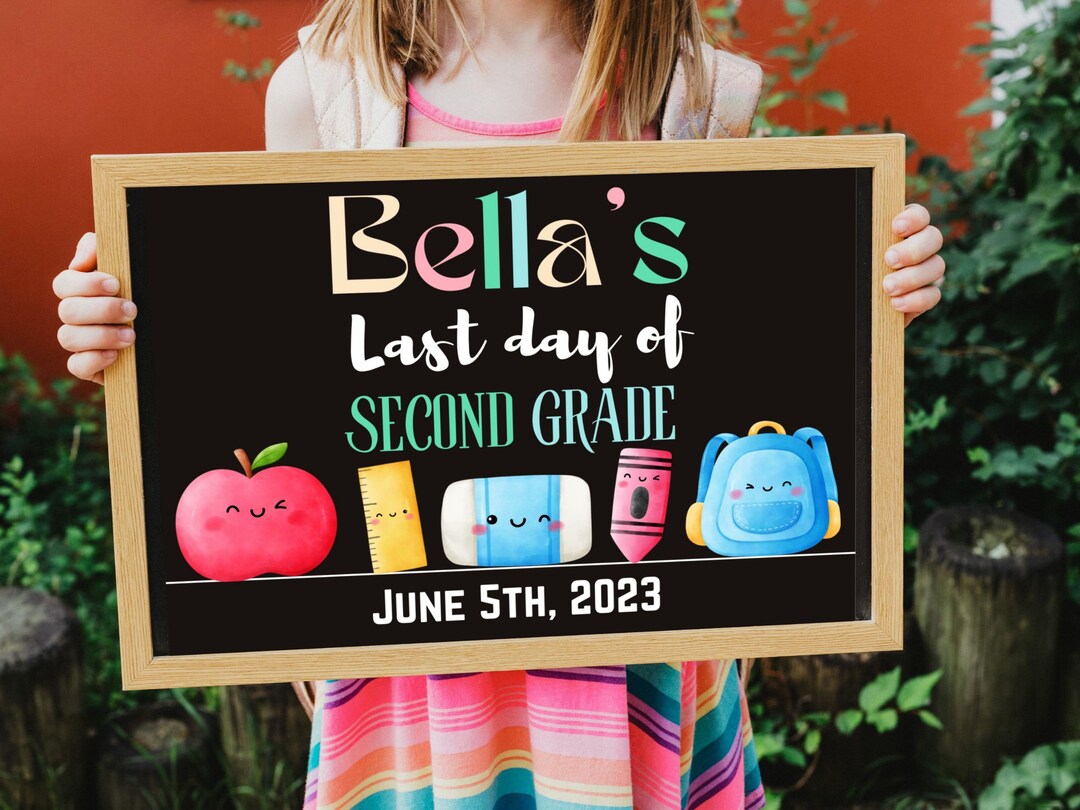Custom Last Day of School Sign Custom Print End of School - Etsy