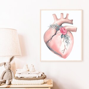 Science CLASSROOM Decor, Wall Decor Anatomical Art Poster, Flower ...