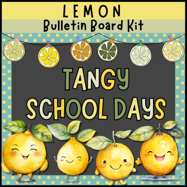 Lemon Bulletin Board - Etsy