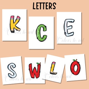 Back to School Bulletin Board Retro Classroom Decor Classroom Door ...