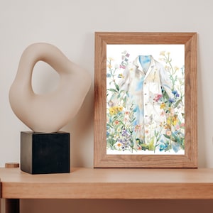 Science Wall Prints Watercolor Prints Chemistry Posters Scientist Gift ...