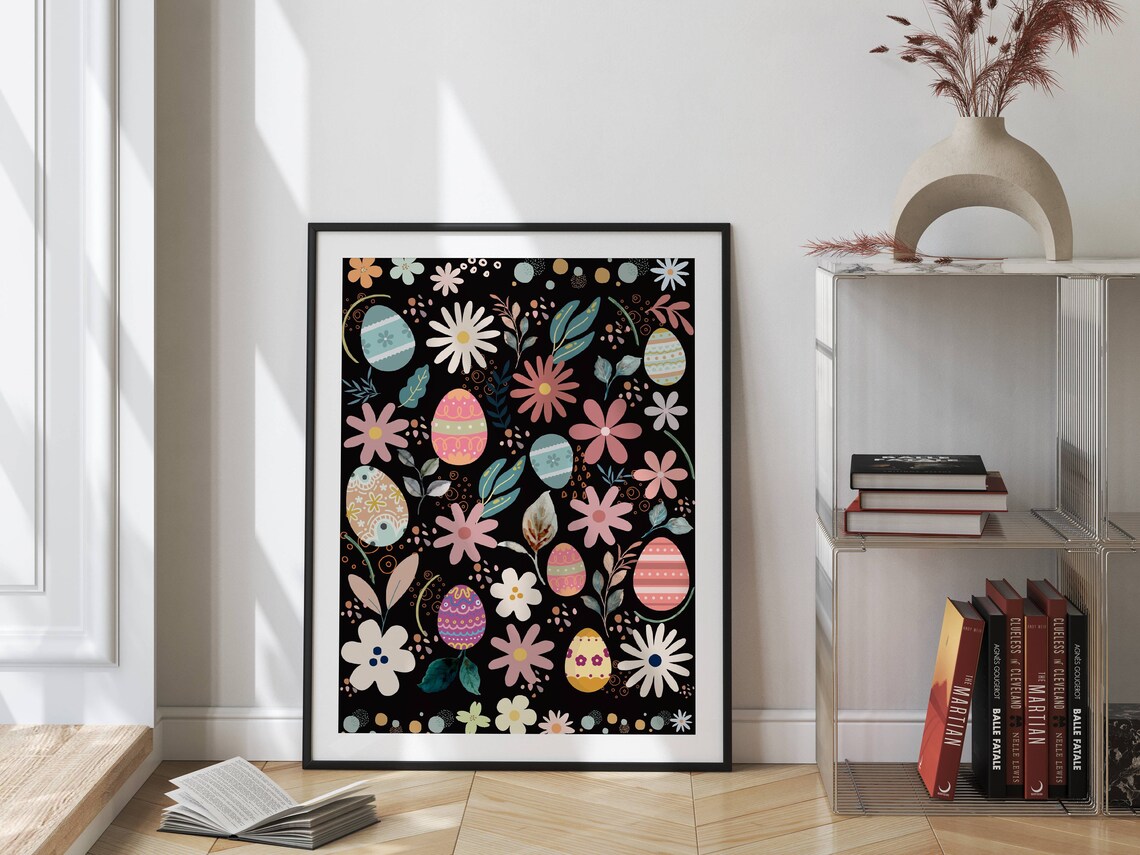 Easter Printable Wall Art Set of 3 Easter Decorations Spring Wall Art ...