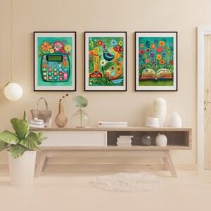 Math Classroom Poster Set Kids Home School Decor - Etsy