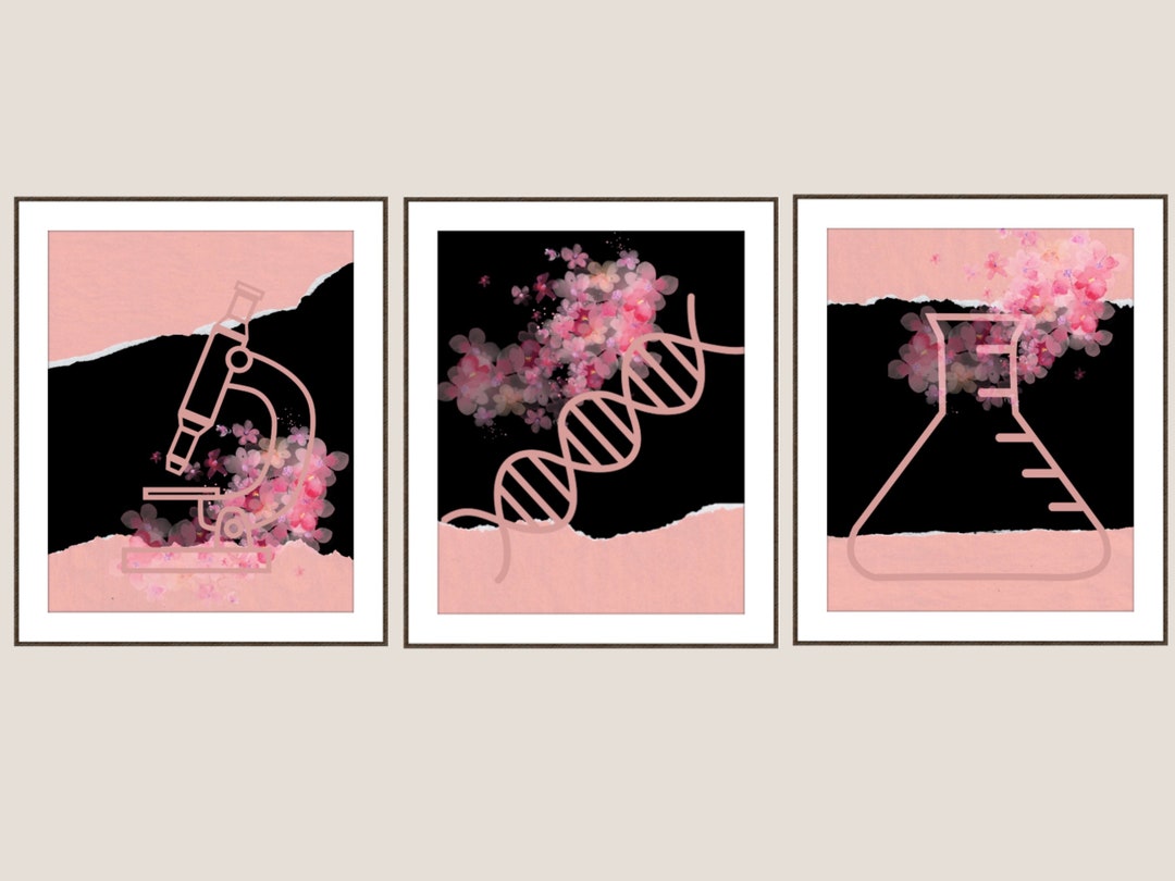 Digital Download Science Abstract Pink Science Printable - Etsy