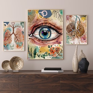 Human Anatomy Artworks, Biology Wall Art, Science Posters, Classroom ...
