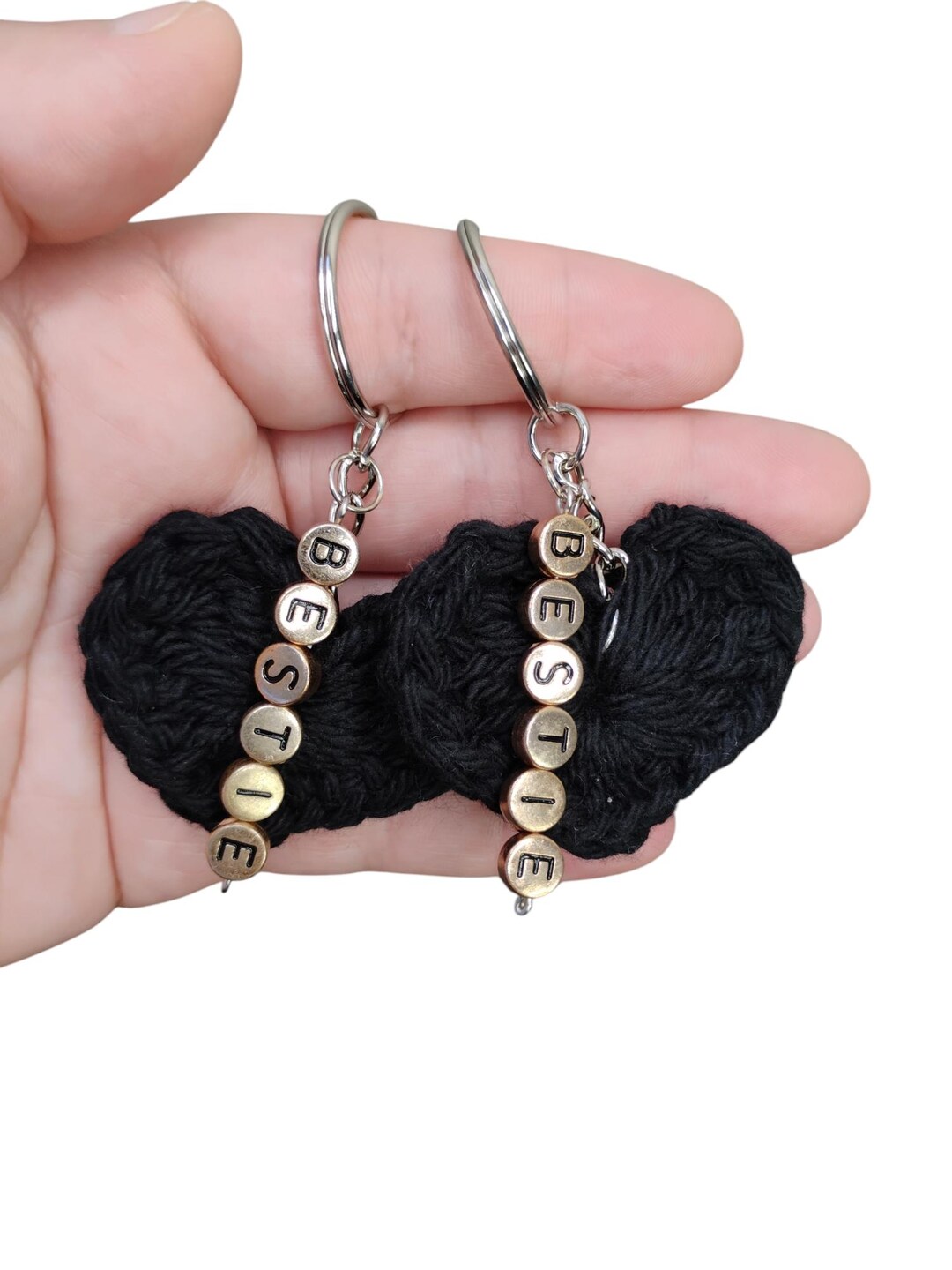 Bestie Keychain Heart Keychain Best Friend Gift for Her Birthday Gift ...