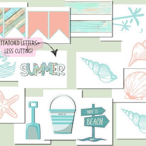 Summer Bulletin Board Kit PDF JPG, Bucket List Classroom Decoration ...