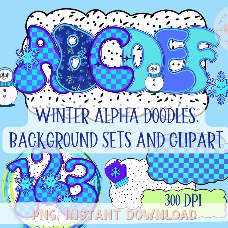 Winter Clipart Bundle - Etsy
