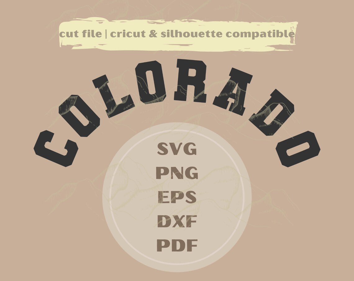 Colorado Svg Png Eps Dxf Pdf Colorado Shirt Design Varsity Colorado ...