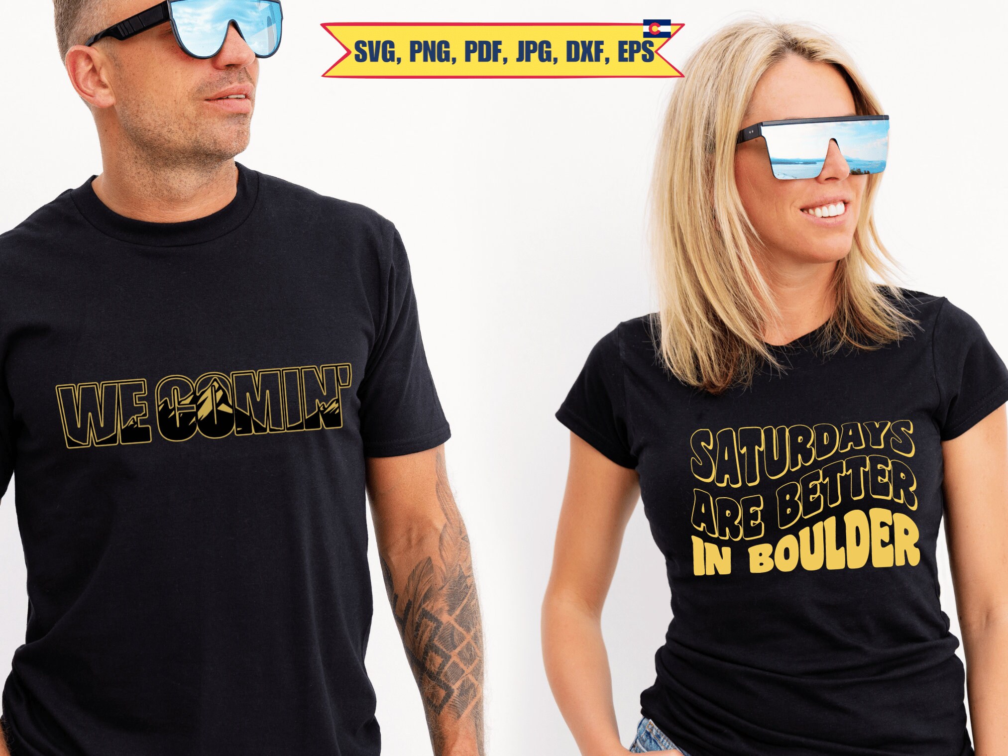 Boulder Colorado SVG PNG Eps Pdf Dxf Jpg, Cricut Svg File, Colorado ...