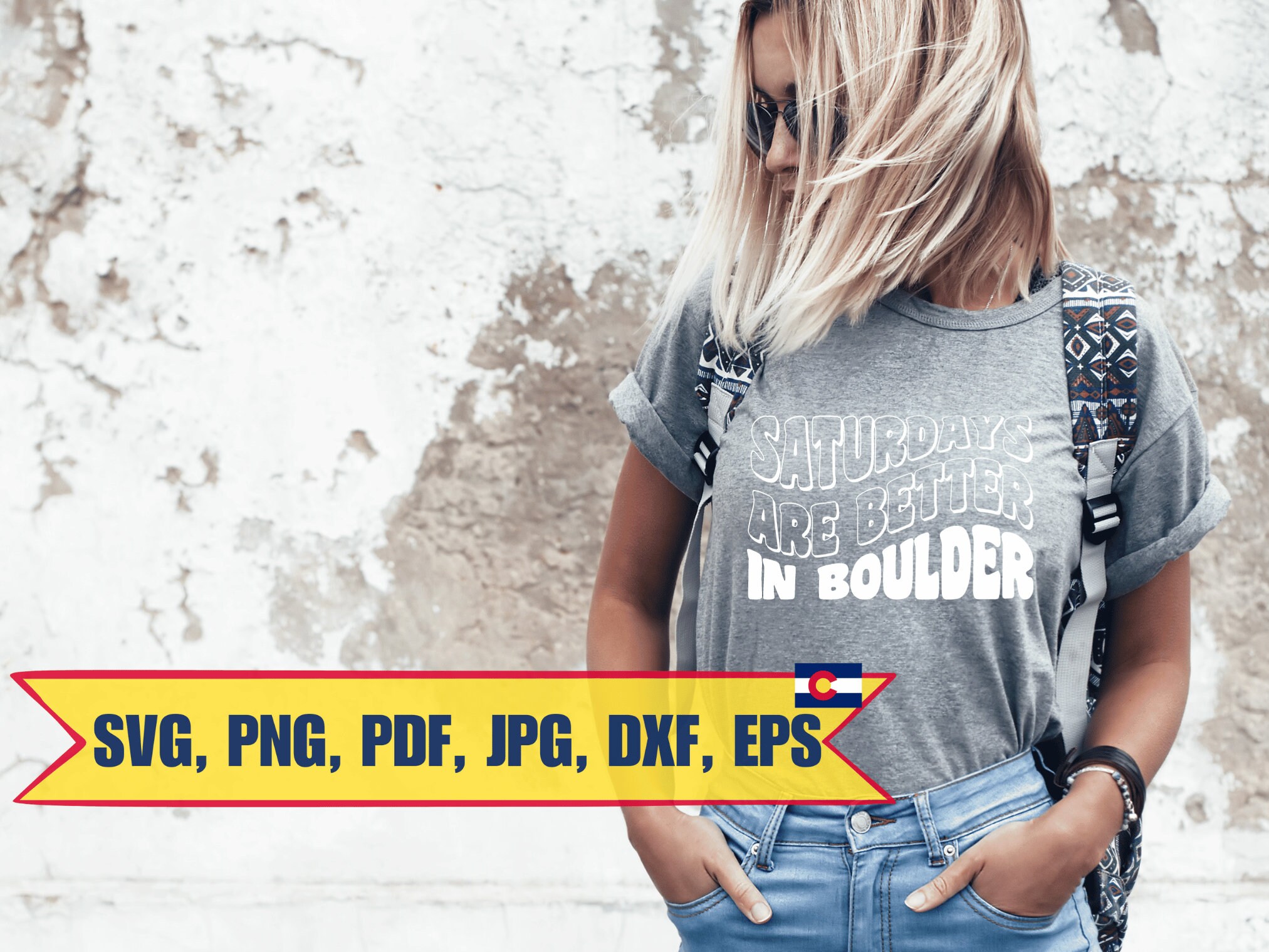 Boulder Colorado SVG PNG Eps Pdf Dxf Jpg, Cricut Svg File, Colorado ...