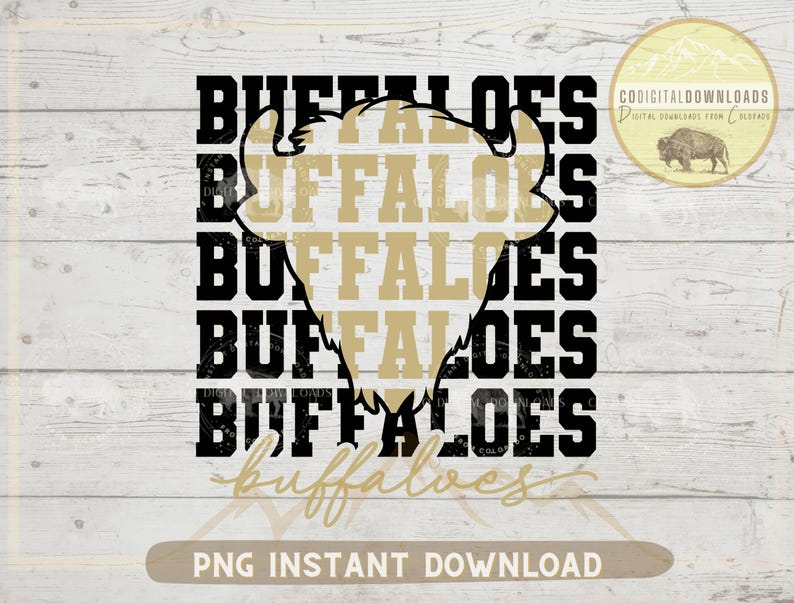 Buffaloes SVG Png Buffalo Football Game Day, Prime Fan Gear, Buffaloes ...