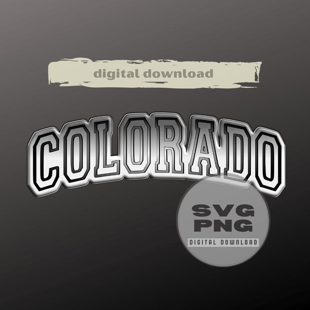Colorado Arch Png & Svg Colorado Chrome Logo Colorado Boulder Svg ...