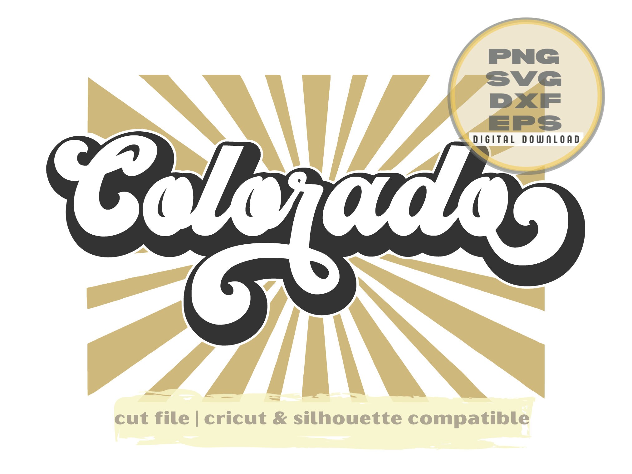 Retro Colorado SVG Png, Colorado Native, Colorado Rocky Mountains ...