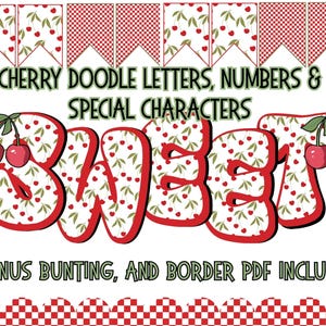 Summer Bulletin Board Kit PDF PNG, Cherry Checker Class Decoration ...