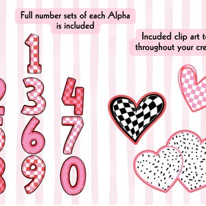 Valentine's Day Alphabet PNG, Valentines Letters Bundle, Valentines ...