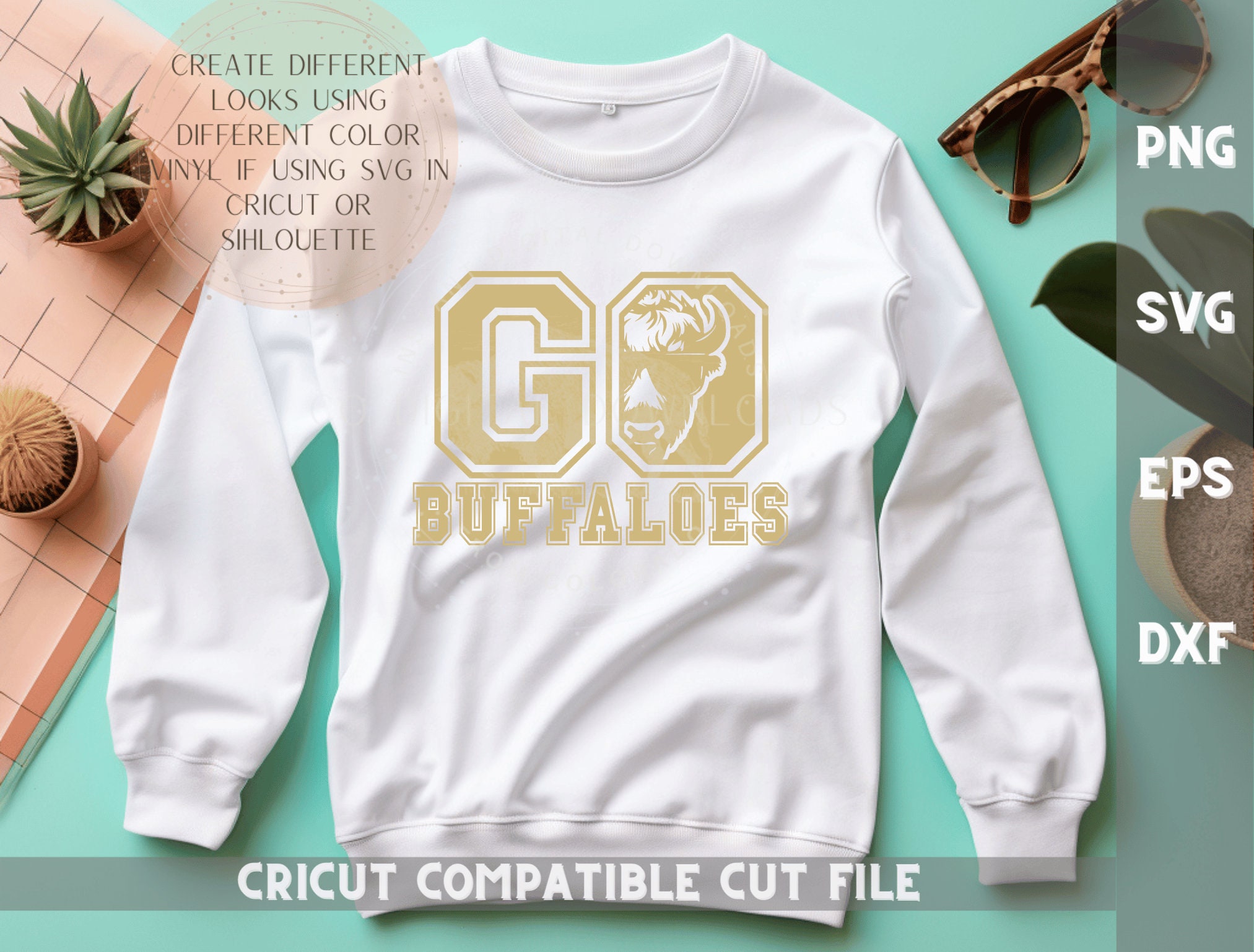 Buffaloes SVG Png Cricut Svg File, Buffalo Football, Game Day Shirt ...